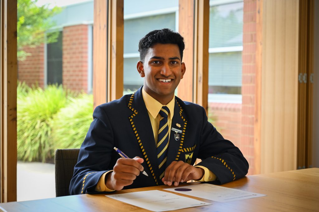 School Captain 2021, Akhil Gadde - Goulburn Valley Grammar School