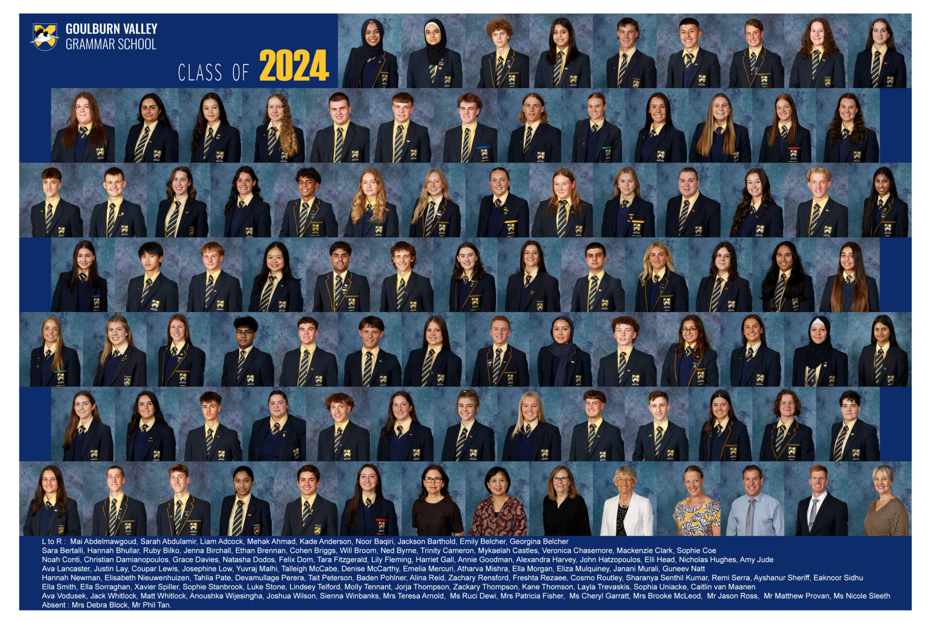 The Class of 2024, results - Goulburn Valley Grammar School